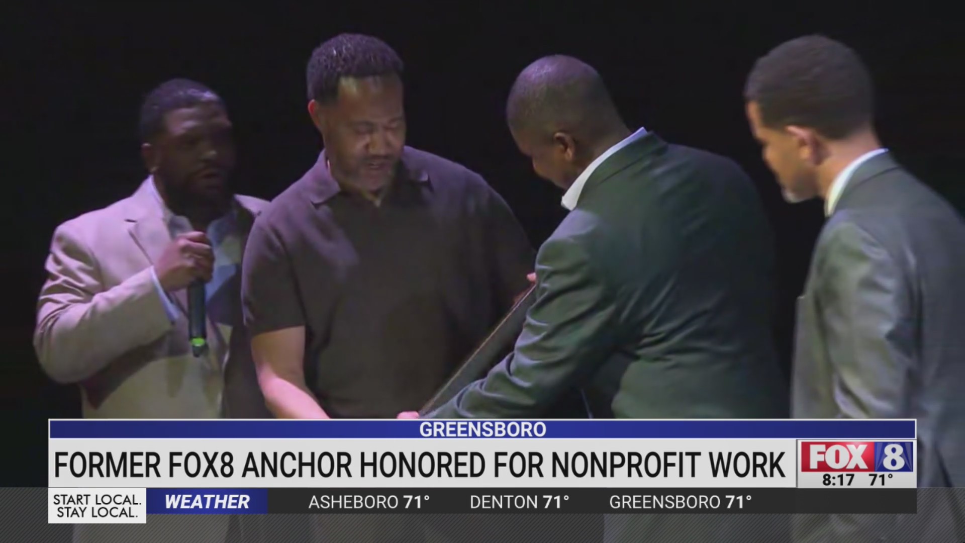 Former FOX8 anchor honored for nonprofit work