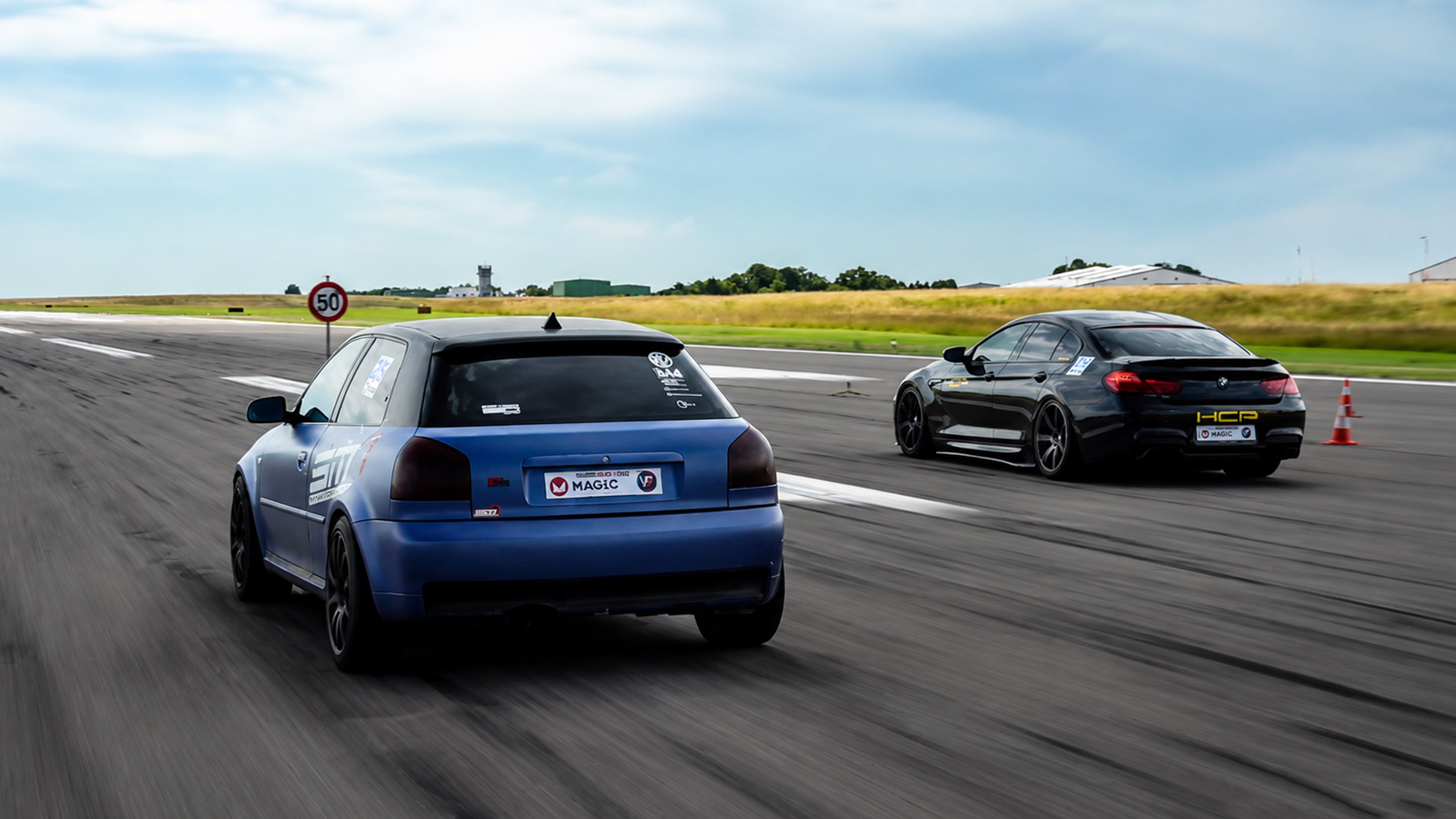 Tuned Audi S3 tries to beat BMW M6 in straight line battle