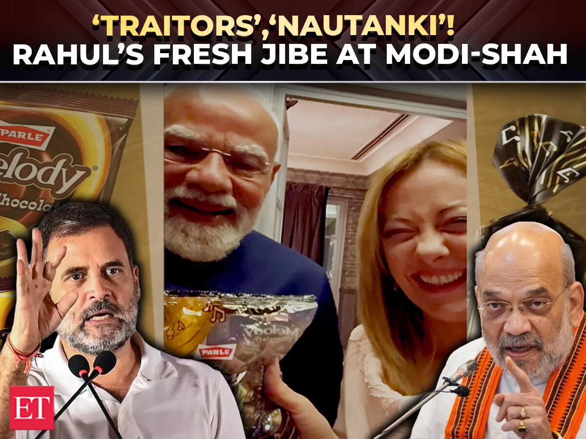 Rahul Gandhi says 'Modi and Shah are traitors'; calls PM's 'Melody ...