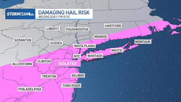 Strong storms possible for NYC area ahead of 30-degree temperature plunge