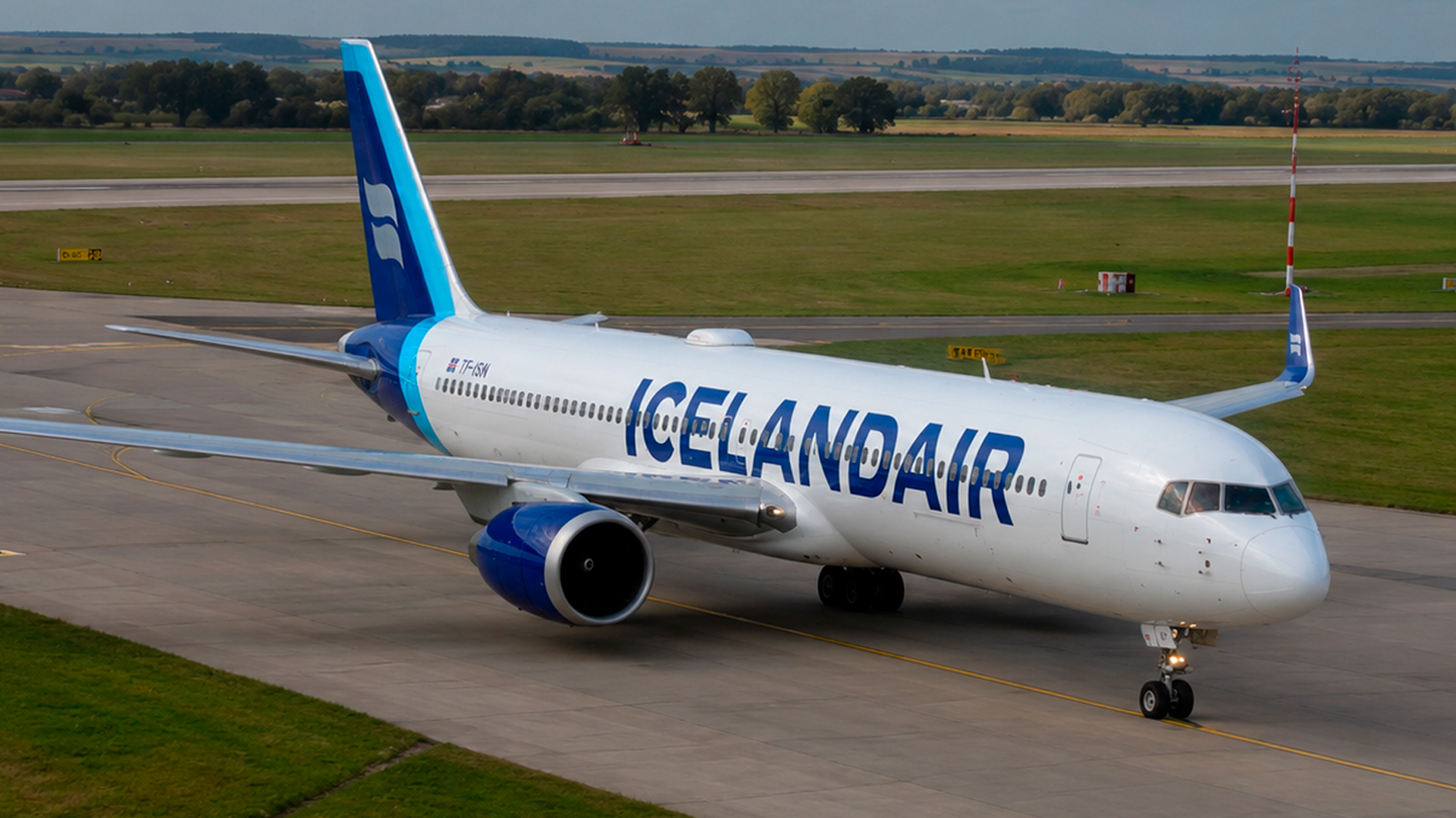 Rare Boeing 767 departure at Manchester