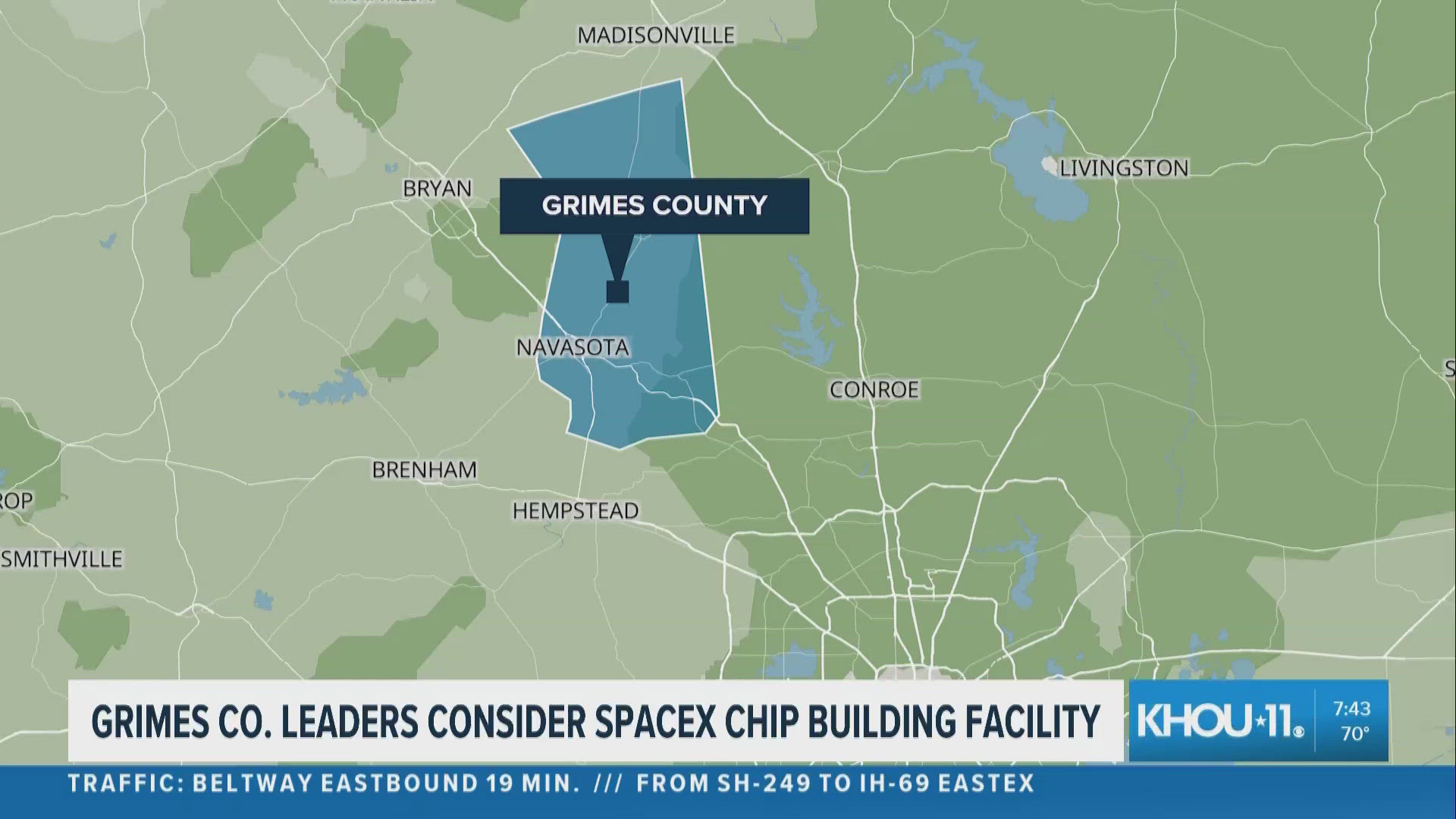 Grimes County considers SpaceX chip building facility
