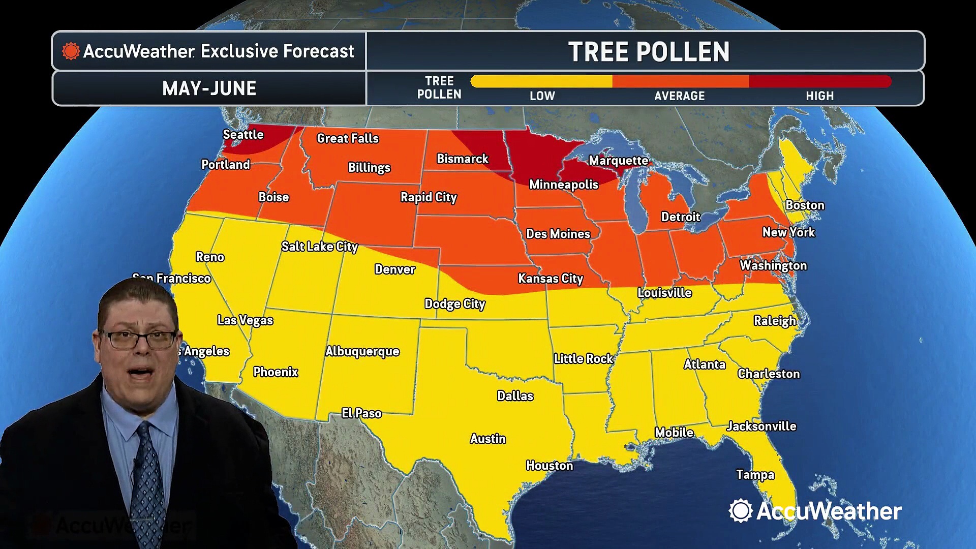 Brace for pollen: High pollen levels expected in parts of the US this ...
