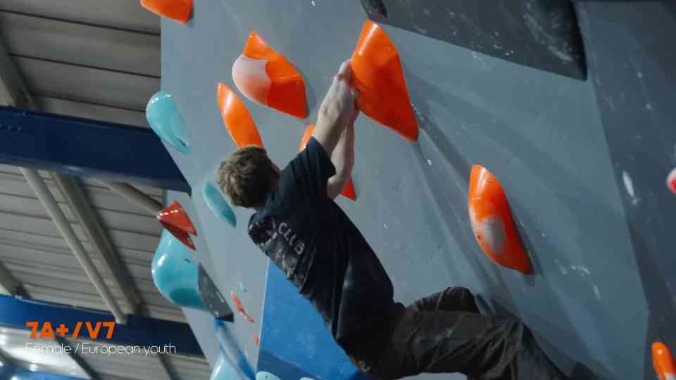 This gym was designed for World Cup climbers - he tried it anyway