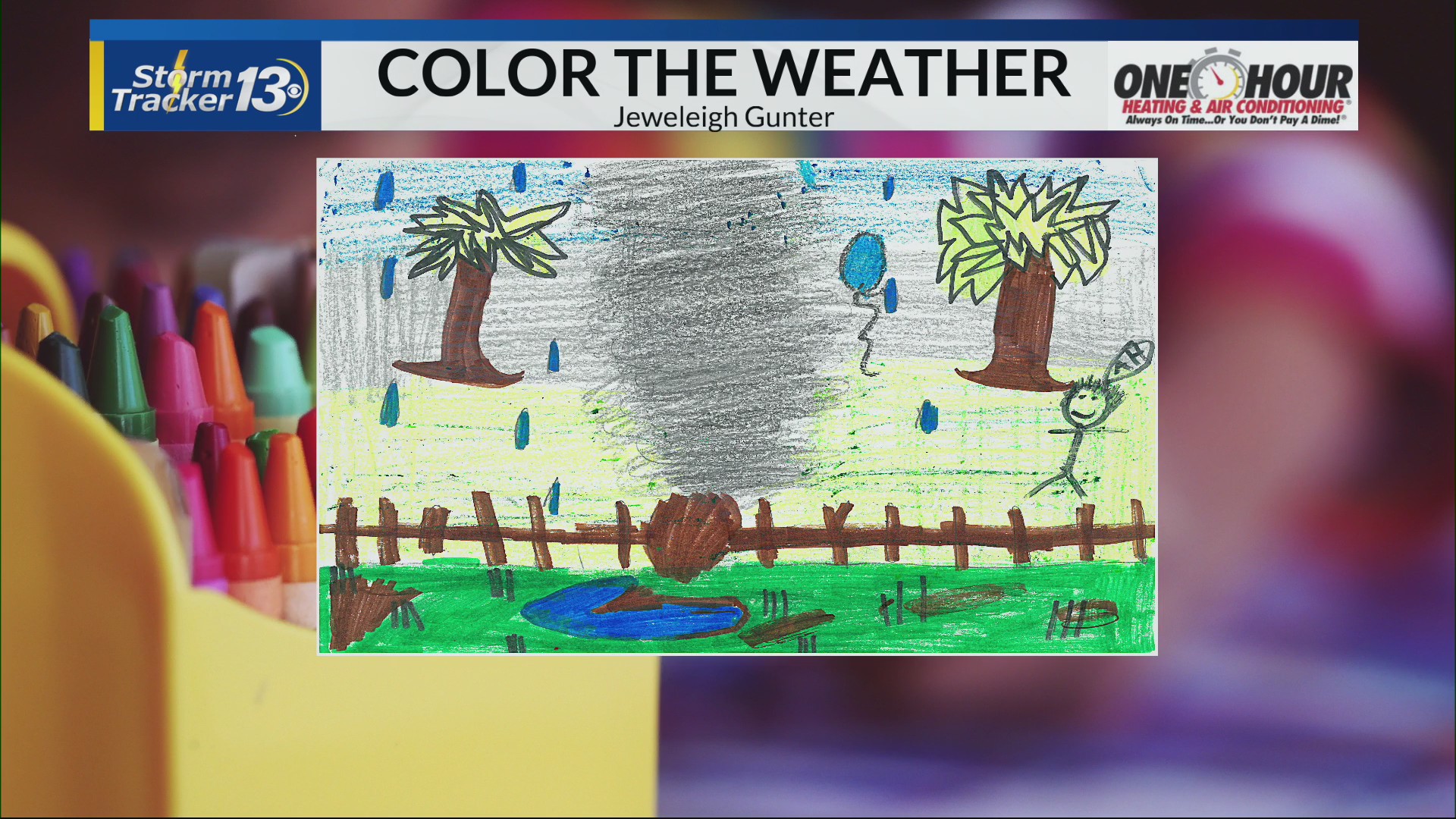 Color the weather: Jeweleigh Gunter