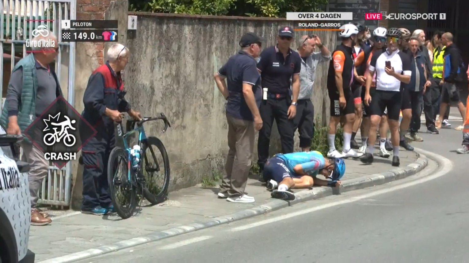 Giro d’Italia 2026, Davide Ballerini lascia la corsa dopo una brutta ...