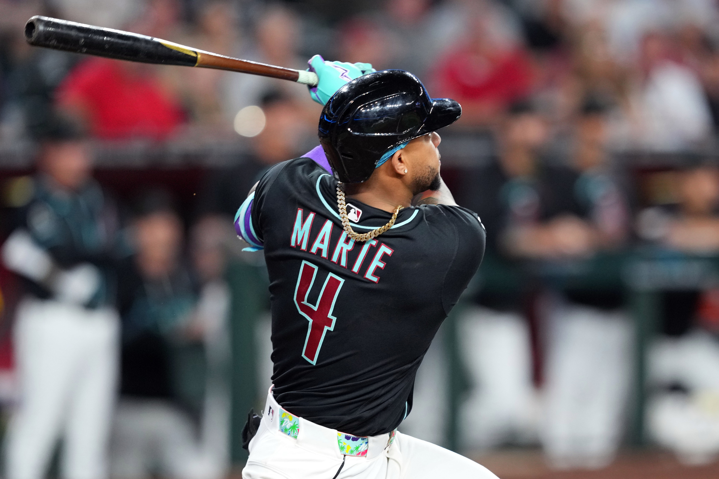 Ketel Marte had the coldest celebration of the season after his walk ...