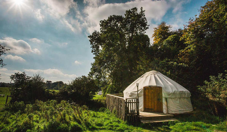 Luxury glamping available at Slane Castle for Luke Combs weekend