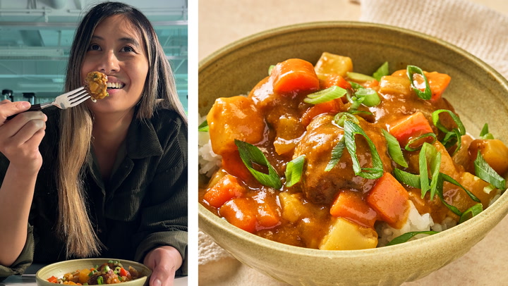 How to make Japanese curry meatballs
