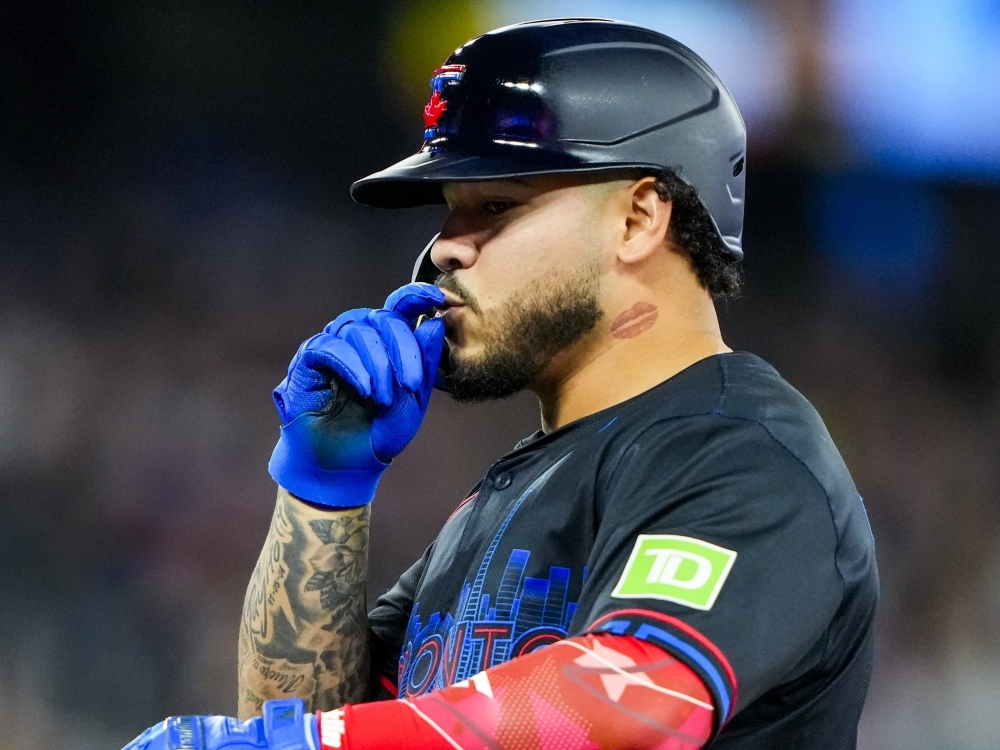 Blue Jays’ Yohendrick Pinango’s tattoo leads to awkward moment for ...