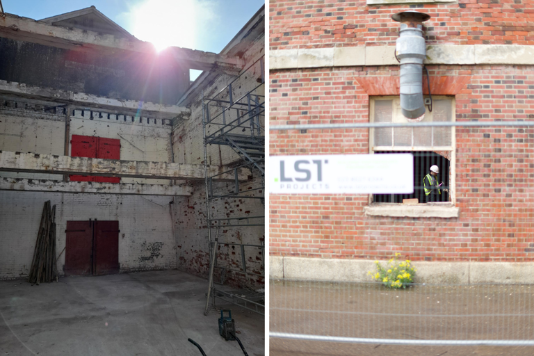 'Huge' enabling works completed at dilapidated Royal Navy Rum Store in ...