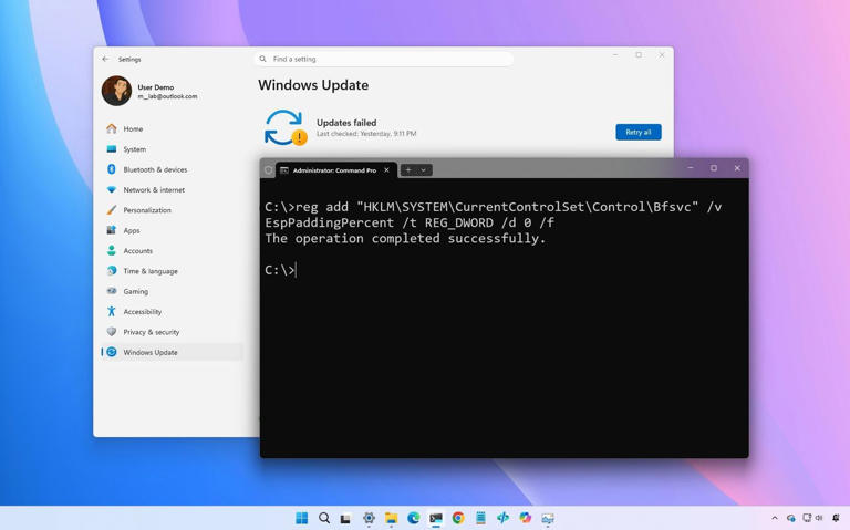 Windows 11 May 2026 update failing with error 0x800f0922: Microsoft ...
