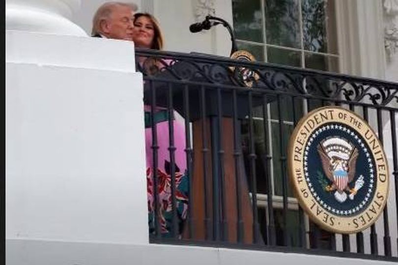 Melania Trump's awkward kiss with Donald caught by 'most beautiful ...