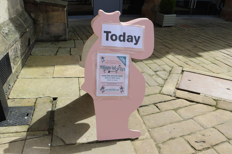 Hippo hip hooray as Alnwick Castle event raises funds for ...