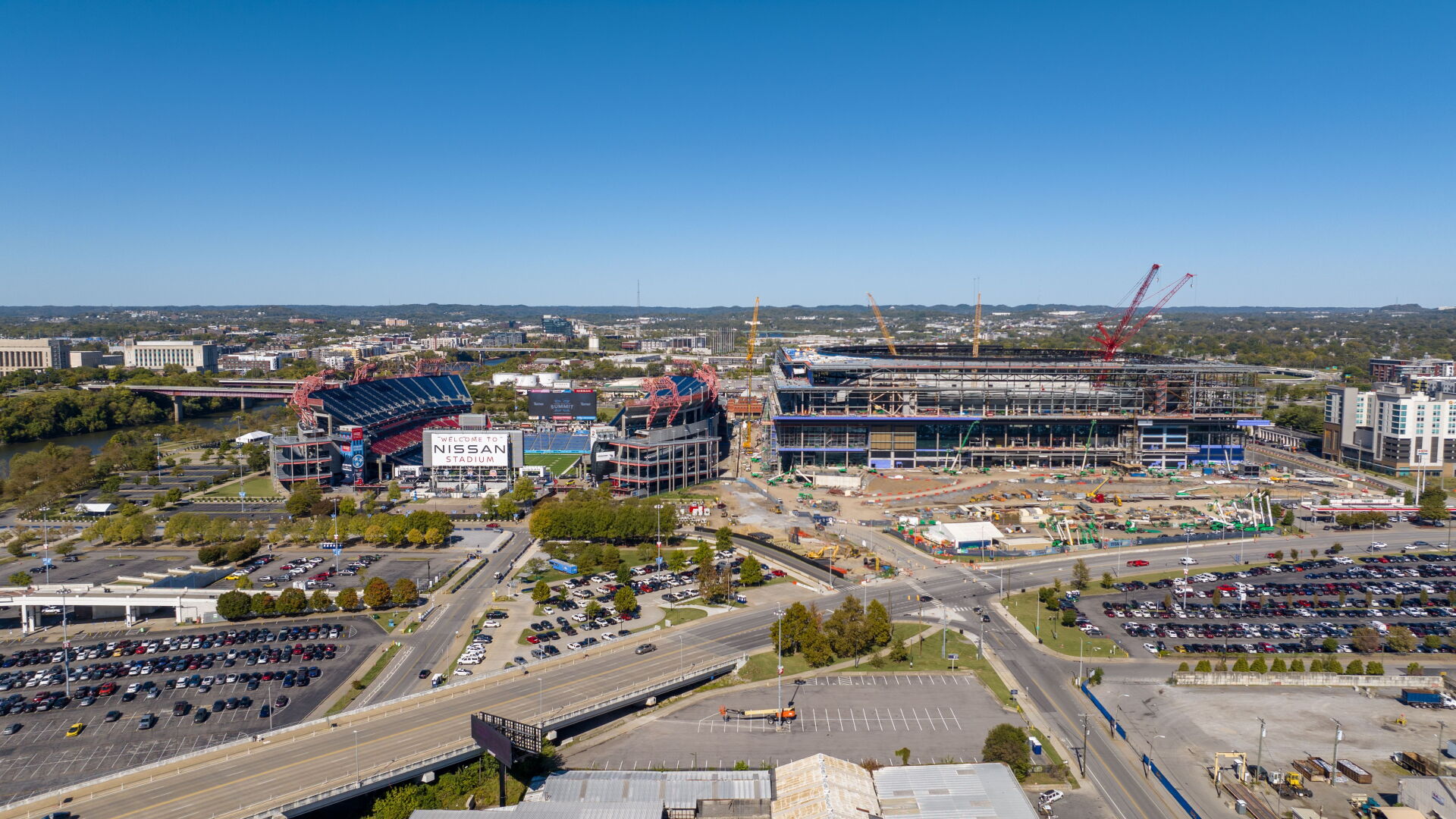 Titans say stadium remains on schedule to open in spring of 2027
