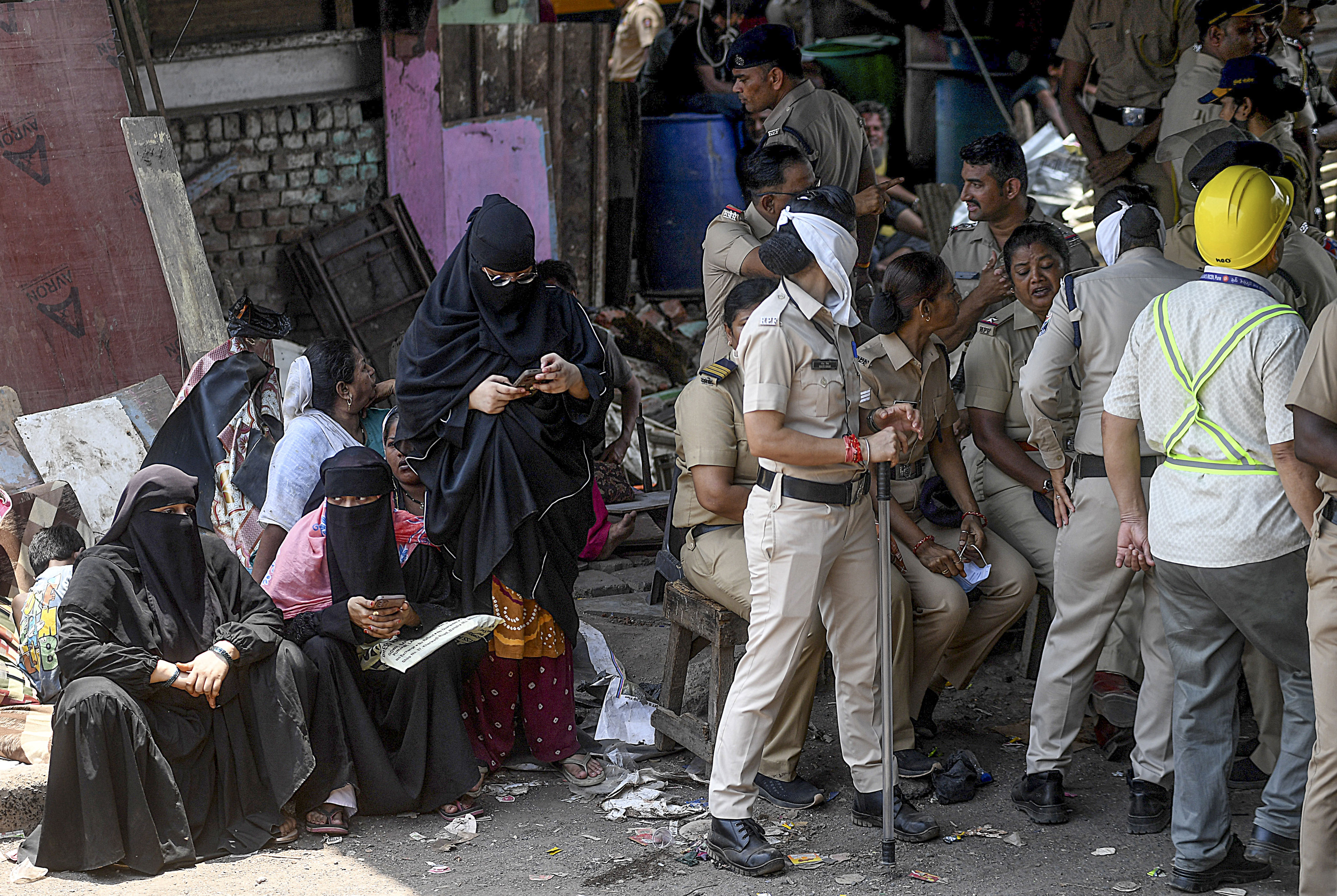 10 cops injured in stone-pelting during anti-encroachment drive in ...