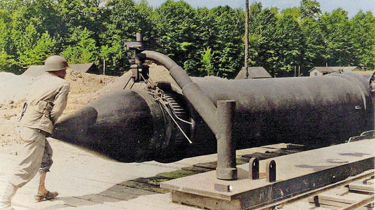 The giant bunker buster cannon America built to smash Japan’s defenses