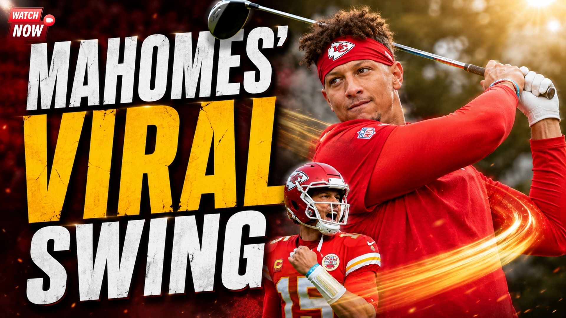 Patrick Mahomes' viral golf swing drops huge hint on injury recovery