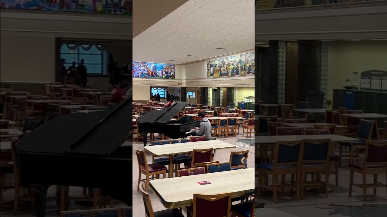 Playing Interstellar on a public piano