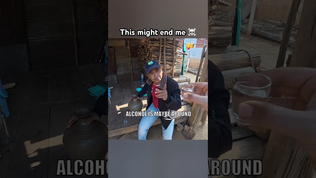 I tried the wildest drink in Laos!