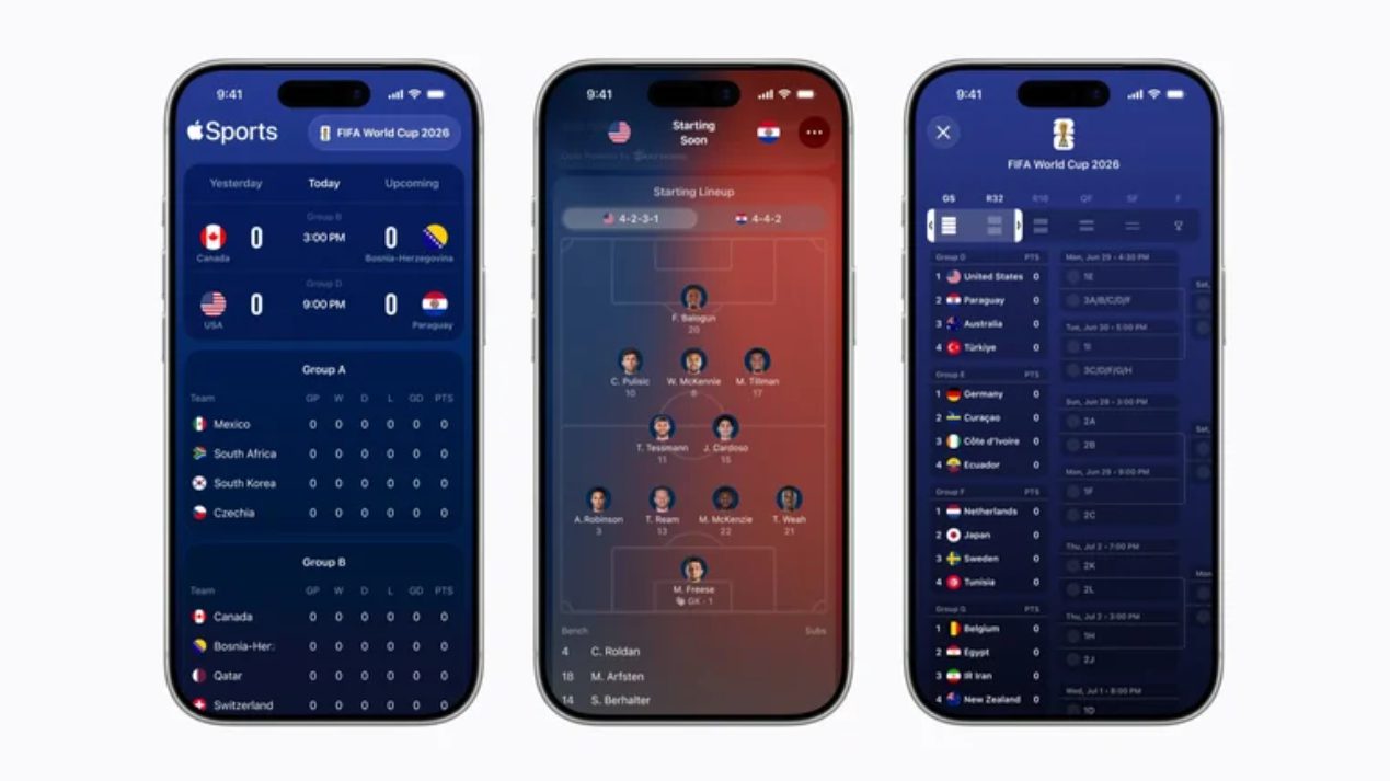 Apple Sports expands to 90 new markets just in time for World Cup drama