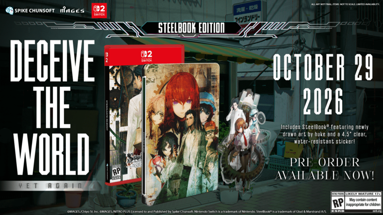 Steins;Gate Re:Boot English Switch, Switch 2, and PS5 release set for ...