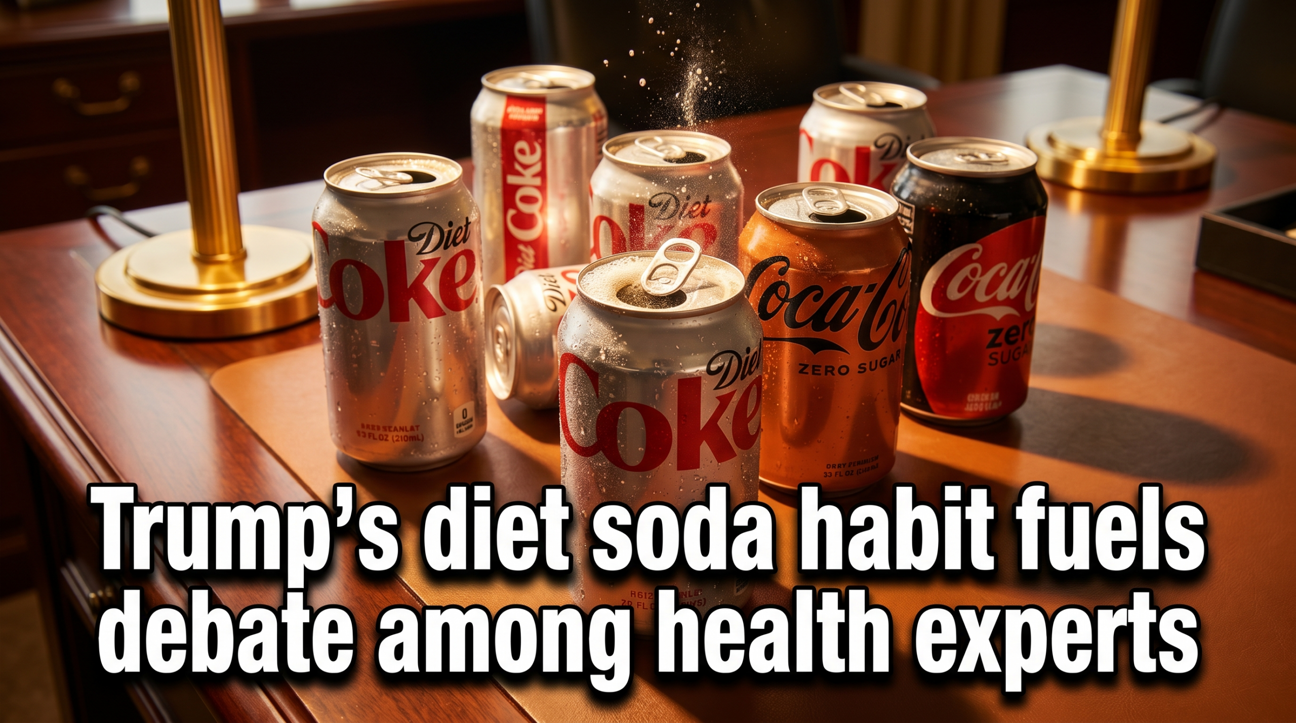 Trump’s diet soda habit fuels debate among health experts