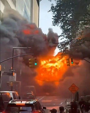 New York rocked by car explosion as Manhattan street is engulfed by ...
