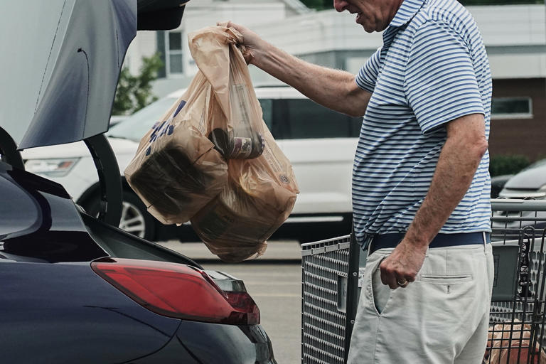 Plastic bags don't go in the recycling bin. What should you do instead?