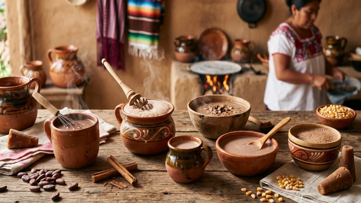 Del champurrado al tejate: 6 bebidas de cacao mexicanas imperdibles