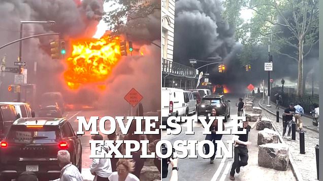 New Yorkers rocked by Hollywood movie-style car explosion