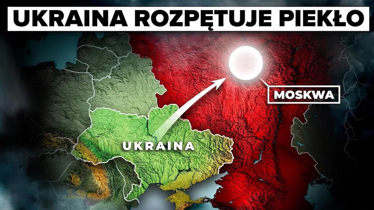 Moskwa w ogniu! Ukraina przeprowadza największy atak tej wojny