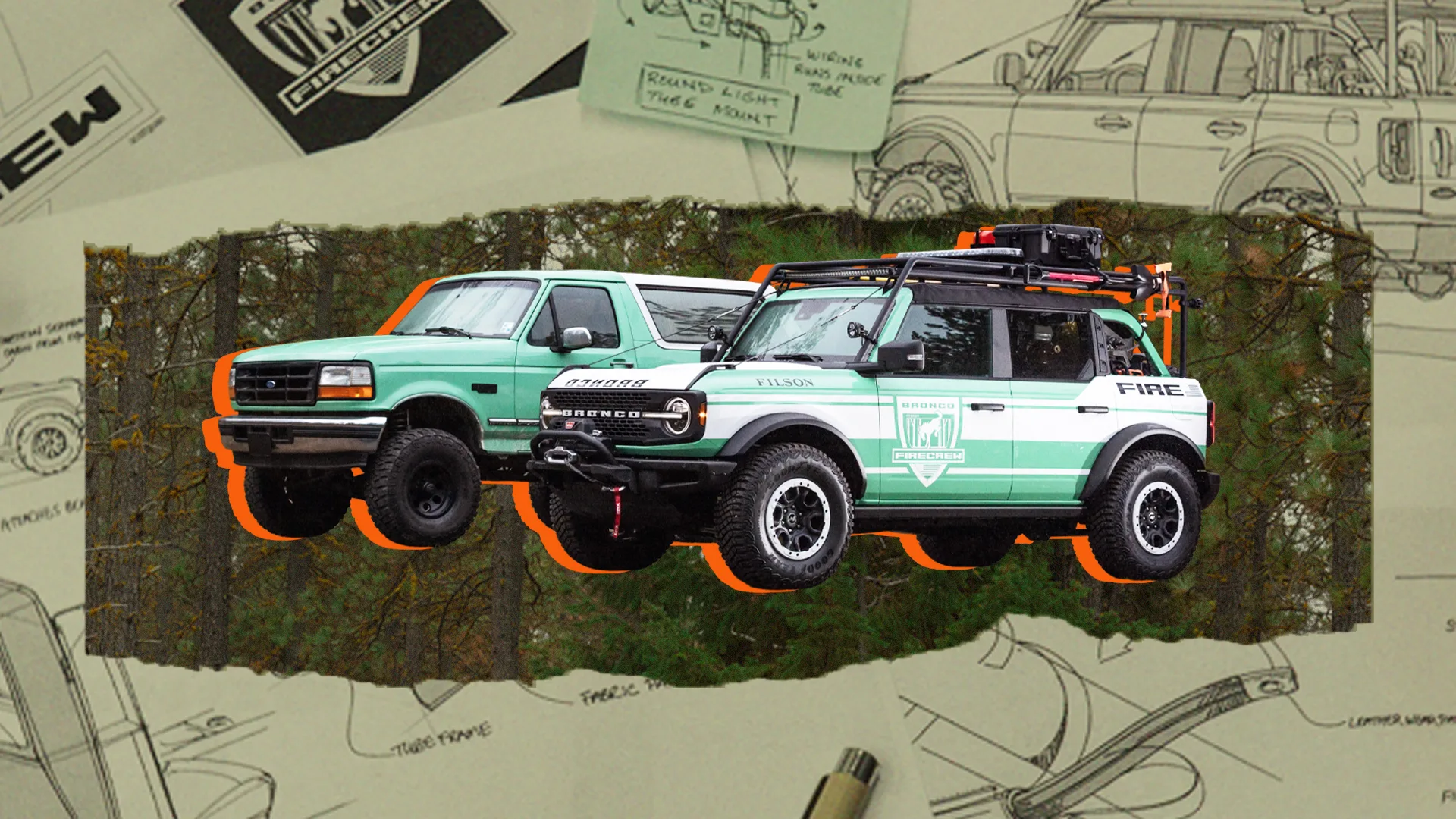 Ford just teased its newest Bronco in partnership with a classic ...