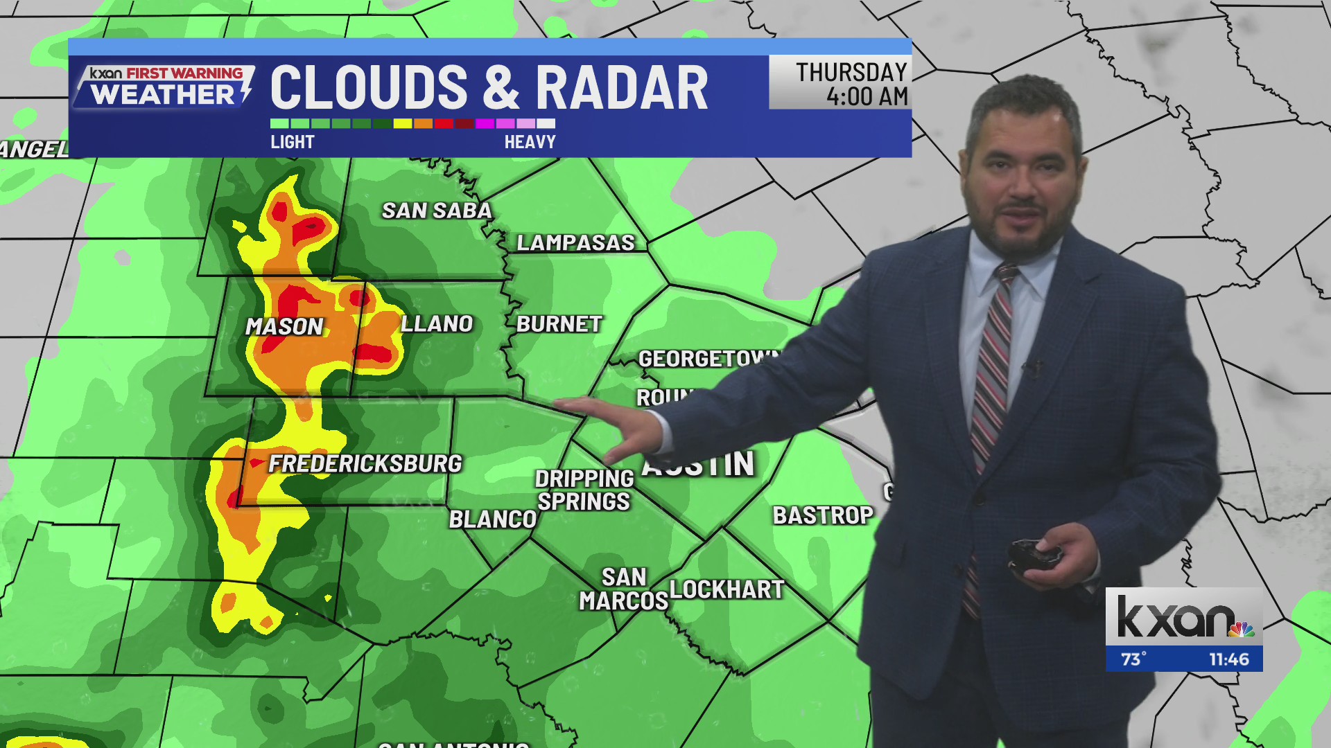 Storms aren't over yet with more overnight tonight | KXAN weather ...