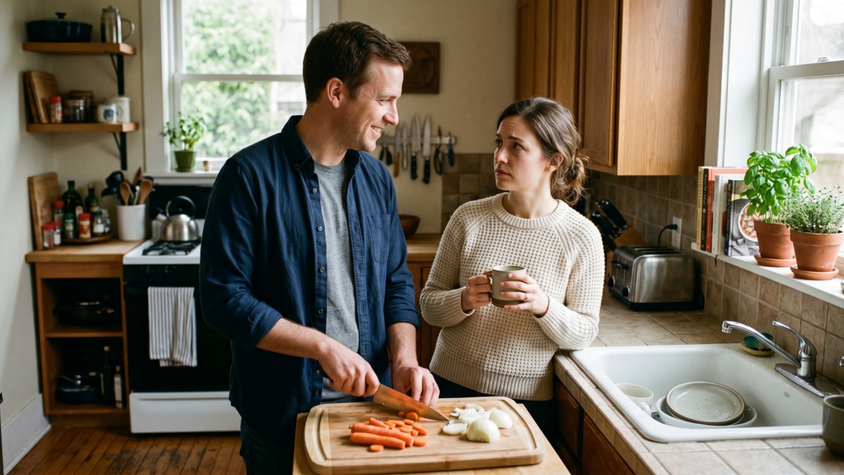 Husbands who suddenly start coming home on time are often already ...