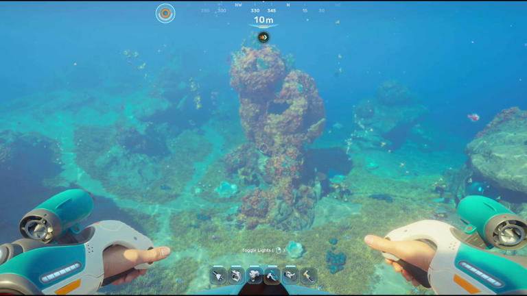 Silver farming location in Subnautica 2
