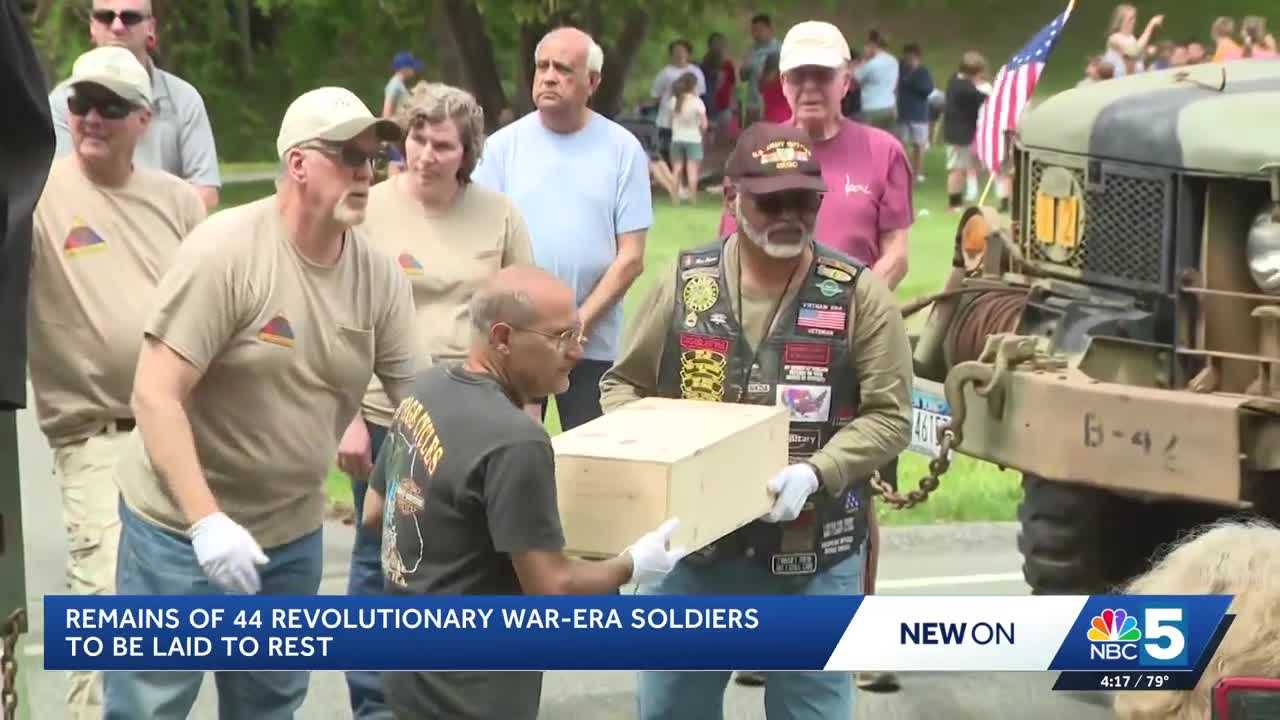 Remains of 44 Revolutionary War soldiers laid to rest in Lake George