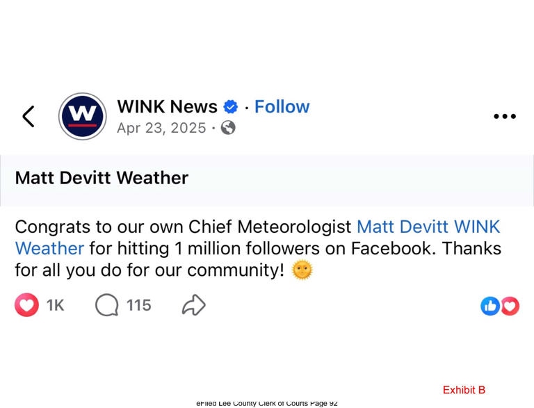 Matt Devitt fights back against WINK News in Fort Myers lawsuit