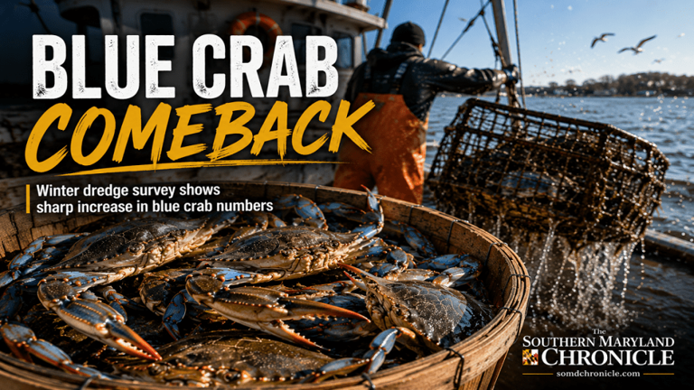 Winter dredge survey shows gains for Chesapeake Bay blue crabs