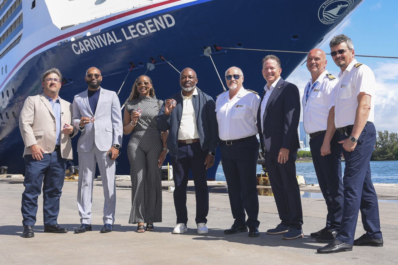 Carnival cruise ship emerges from dry dock with new design element ...