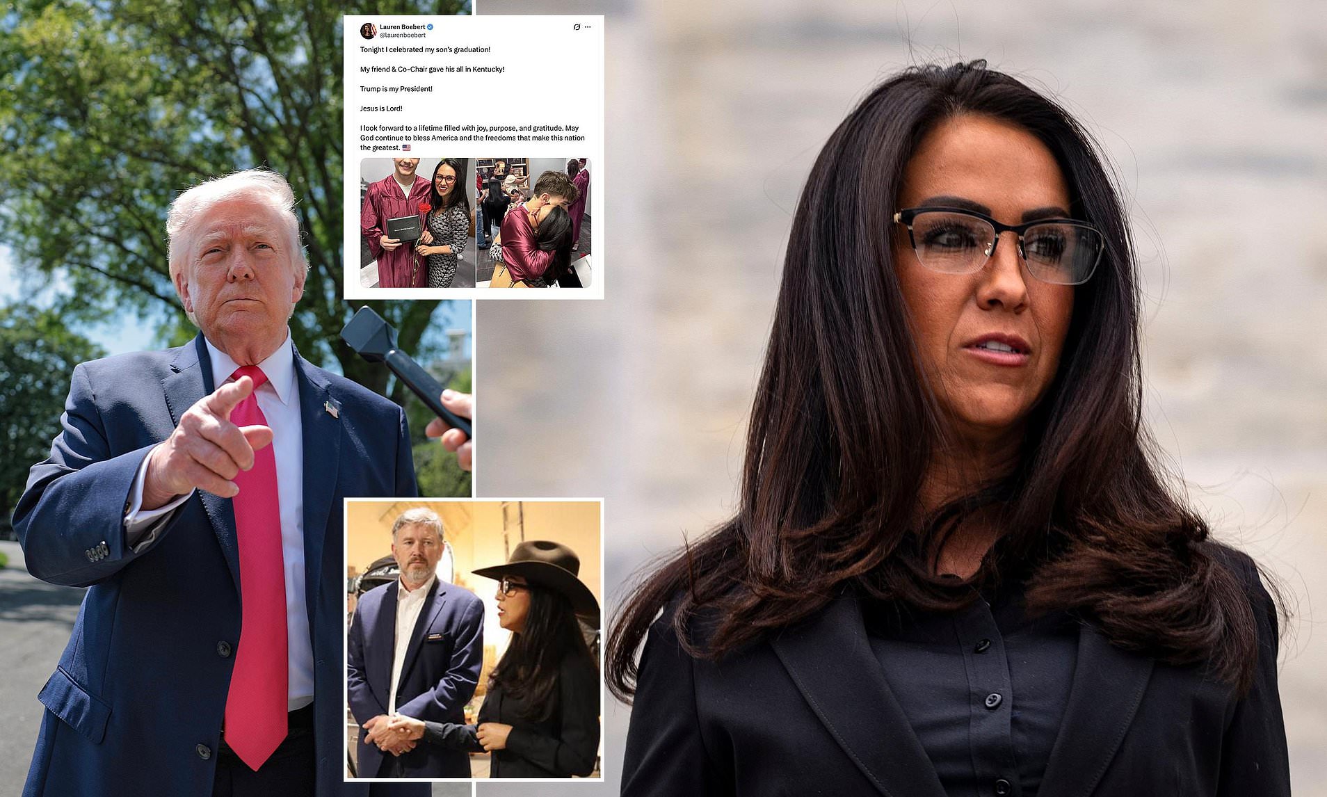 Lauren Boebert posts bizarre message as Trump admits she could be ...