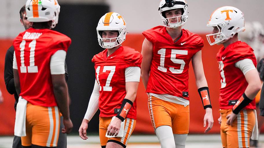 5 post-spring college football quarterback battles drawing national ...