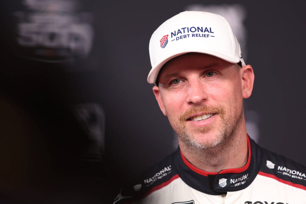 Denny Hamlin laughs off cheating buzz with Chase Briscoe dig