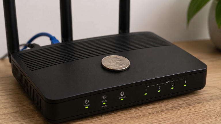 Poner una moneda arriba del router de WiFi: para qué sirve y por qué ...