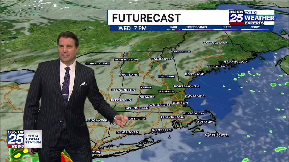 Boston 25 Wednesday afternoon weather forecast