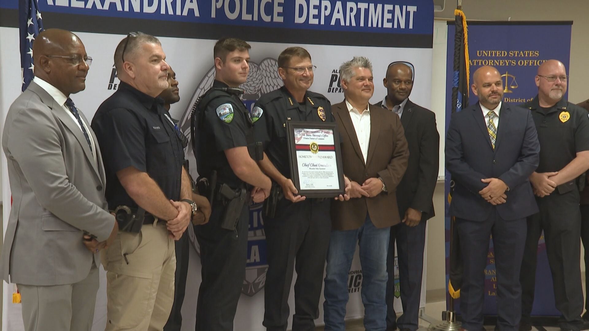 Alexandria police chief Gremillion awarded 'Hometown Hero Award'