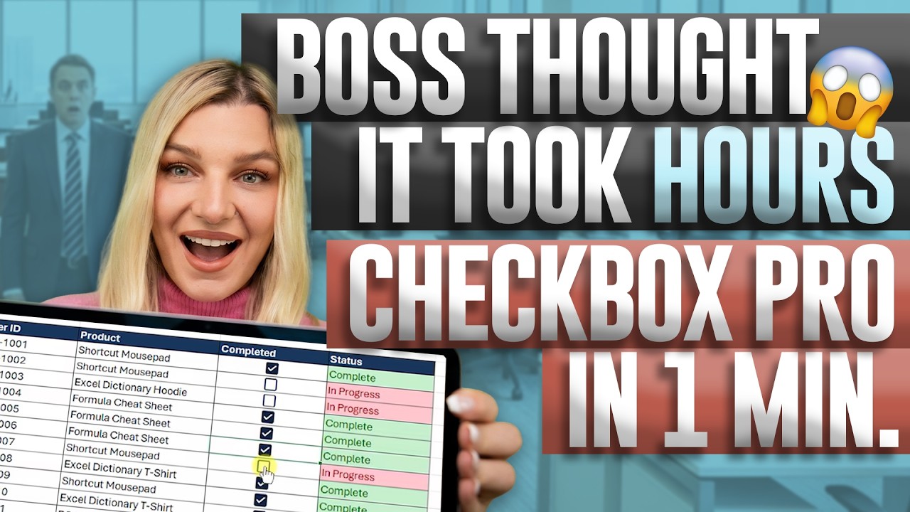 Master one of Excel's most powerful tools in one minute!