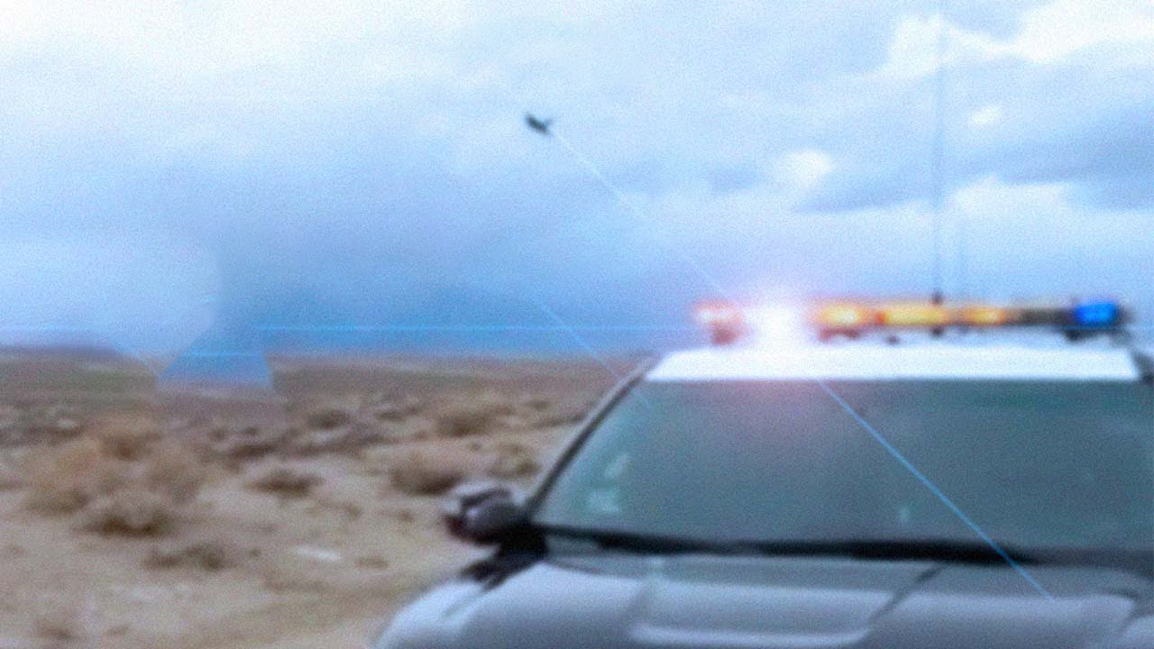 Police radar detected something impossible then an F-16 appeared overhead