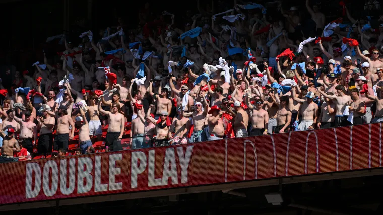 MLB 'tarps off' trend, explained: Why baseball fans are going shirtless ...