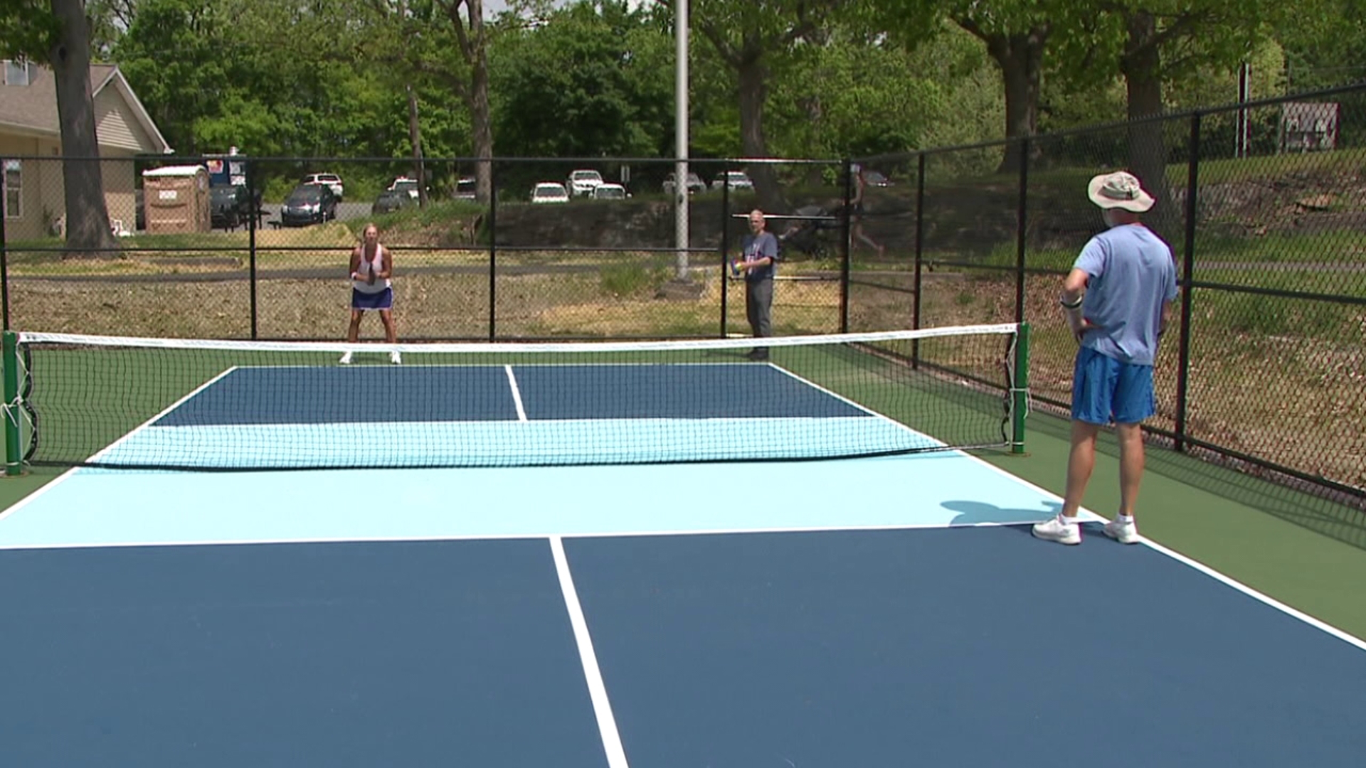 New basketball, pickleball courts unveiled at Nay Aug Park